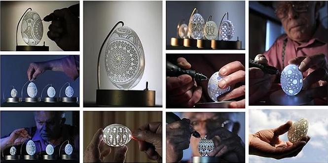 Incredible Egg Art By Slovenian Artist Franc Grom
