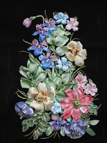 Silk Ribbon Embroidery Designs and Stitches
