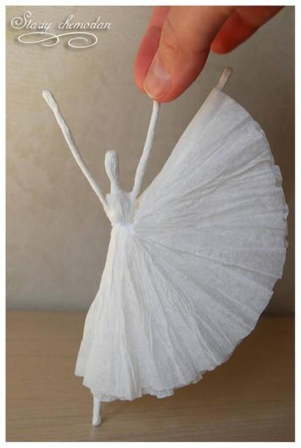 DIY Tissue Paper Ballerinas By Stariy Chemodan