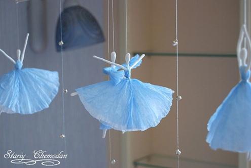 DIY Tissue Paper Ballerinas By Stariy Chemodan